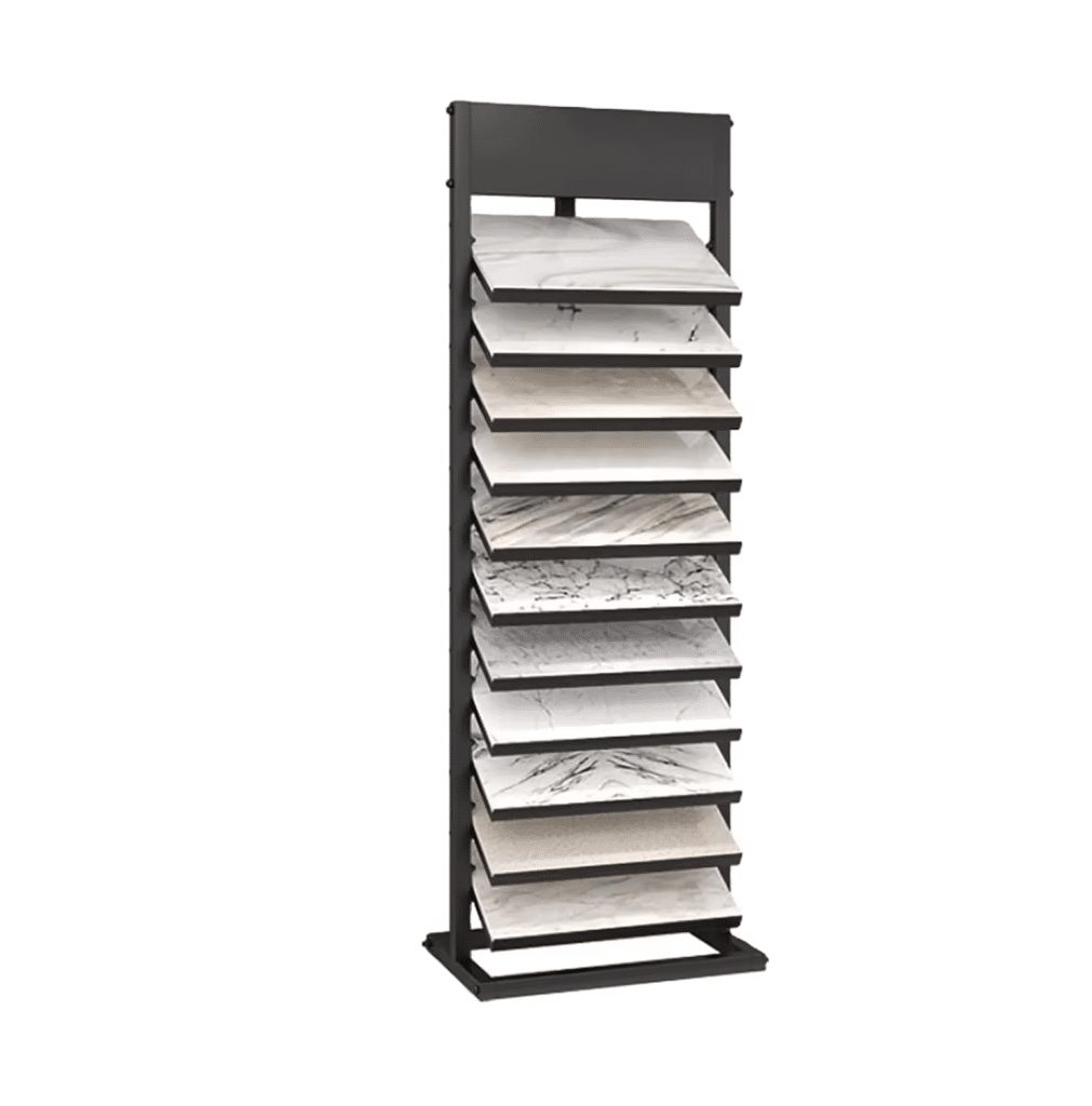 Customized Tile Display Stand Solutions | Modern, Modular, and Eye-Catching